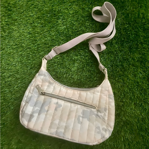 Bags | Y2k Pink Camo Puffer Baguette Purse | Poshmark